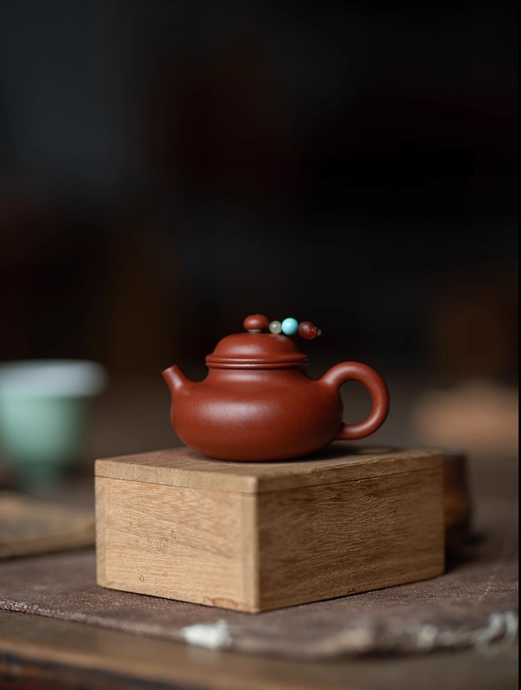 65cc chinese Yixing Handmade Zisha Zhu Clay Da Hong Pao Ni teapot "Rong ...