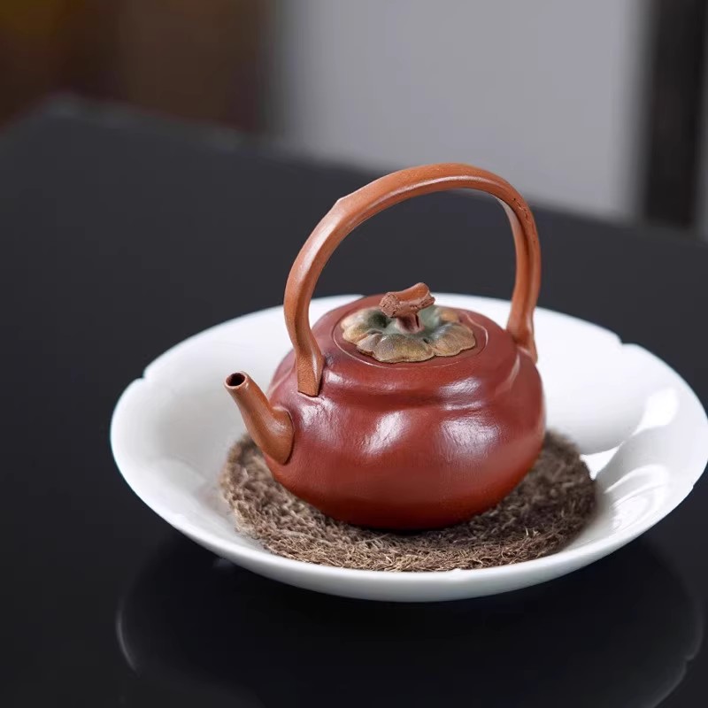 130cc chinese Yixing Handmade Zisha Zhu Clay Zhu Ni "Shi Shi Ru Yi ...